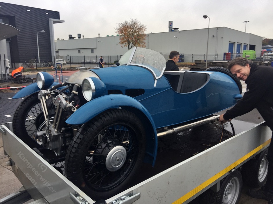 Trike naar keuringsstation RDW | Kampeerwijzer